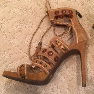 Jessica Simpson | Shoes | Jessica Simpson Suede Lace Up Shoes | Poshmark